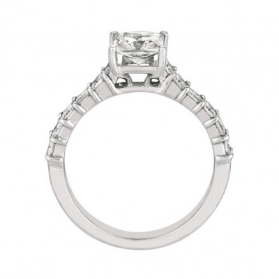 Martin Flyer Princess Cut Diamond Engagement Ring