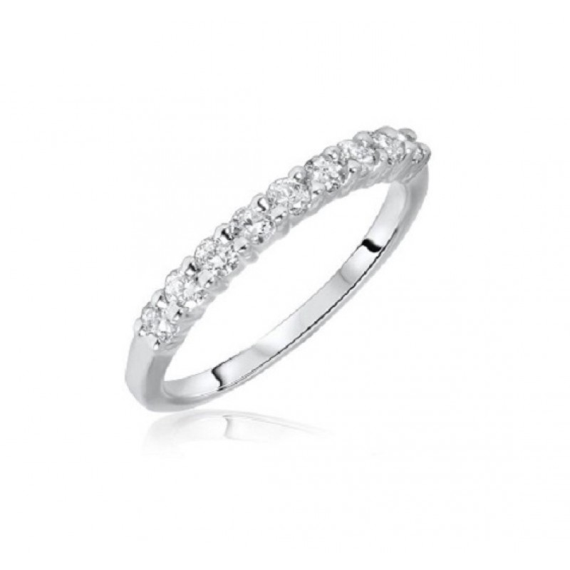 Nine Stone Diamond Wedding Ring